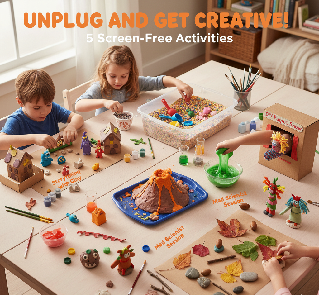 Screen-Free Kids Activities for Fun & Focus | Craftenly